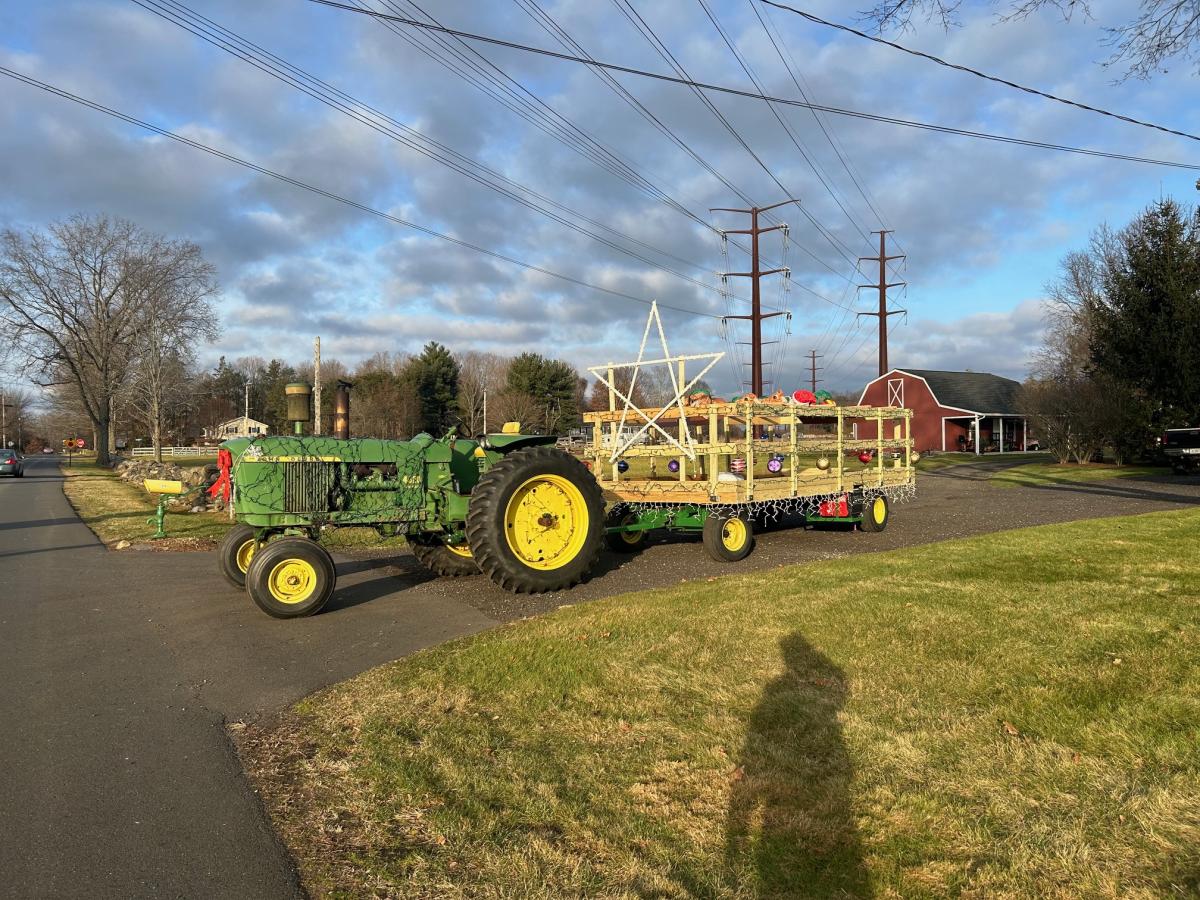 Orange Connecticut Lighted Tractor Parade