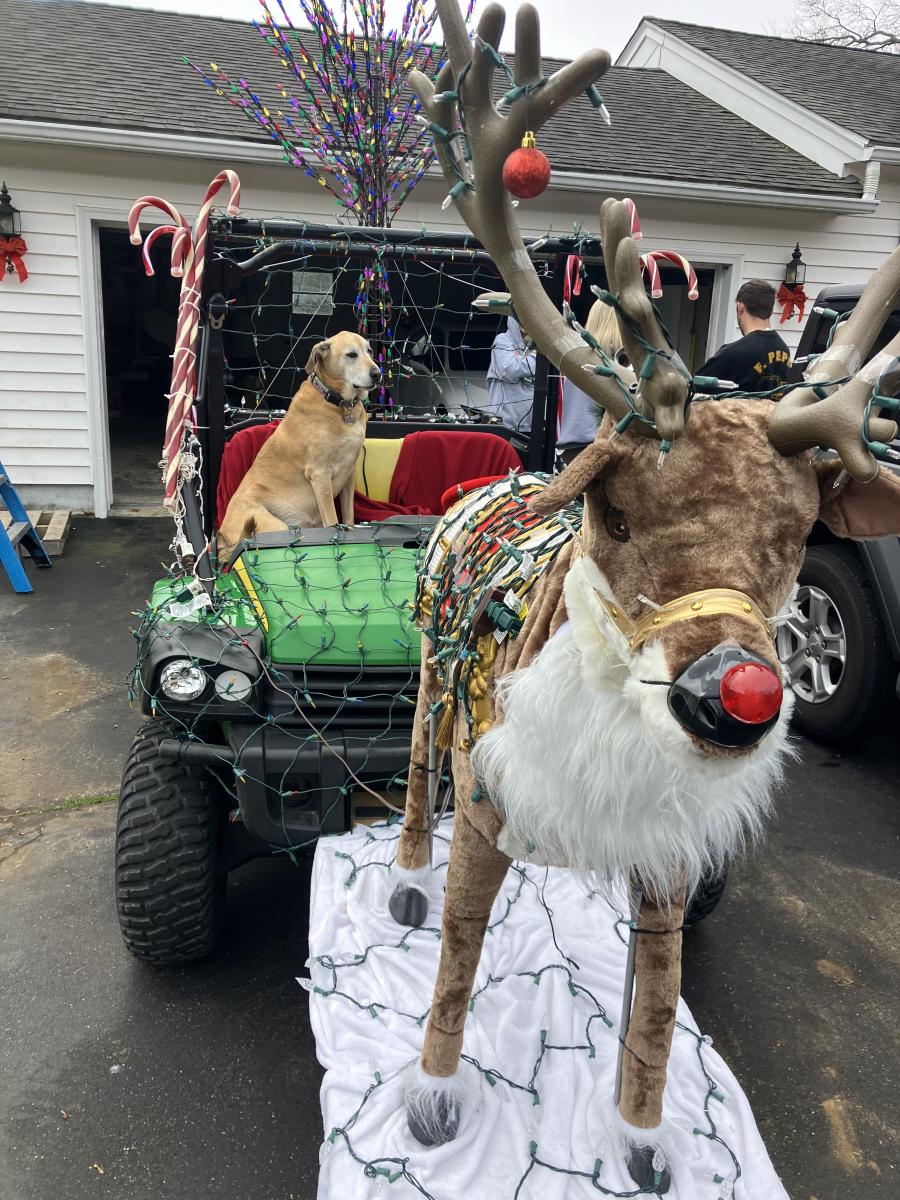 Orange Connecticut Lighted Tractor Parade