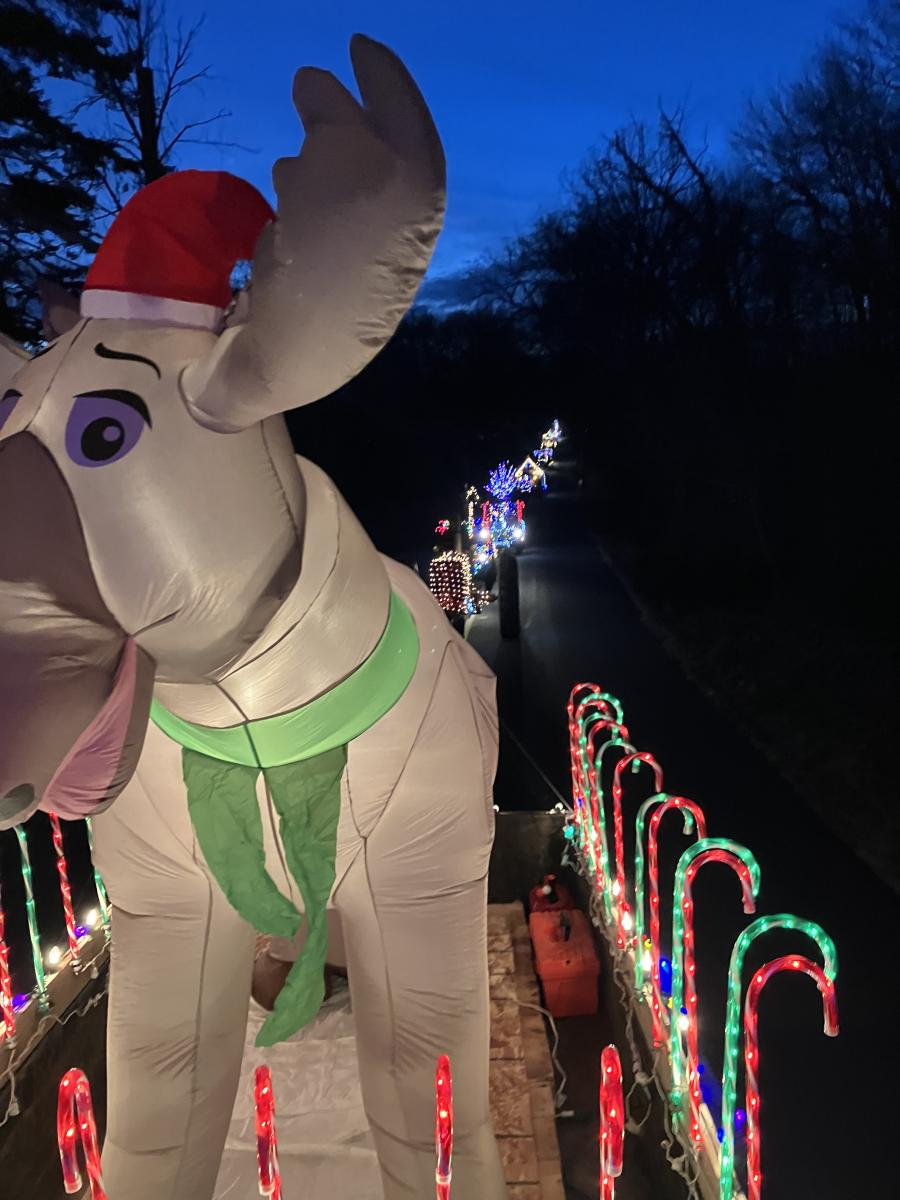 Orange Connecticut Lighted Tractor Parade